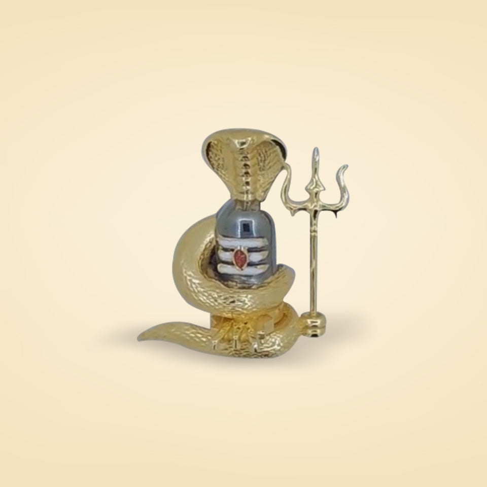 Divine Shivling Cobra Trishul Pendant – ARJ Jewellers